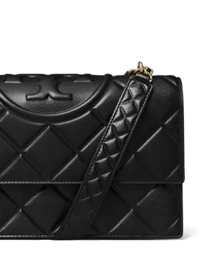 Tory Burch Fleming Shoulder Bag - Black