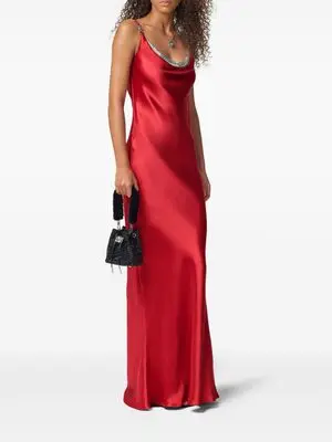 Versace Metal Mesh Slip Gown
