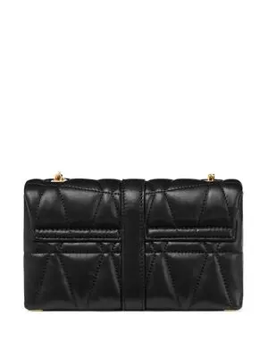 Versace Quilted Nappa Mini Bag With Medusa '95 Closure - Black