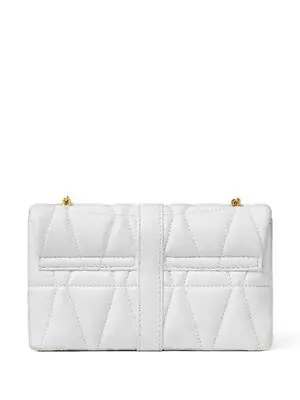 Versace Kleio Quilted Nappa Mini Bag - White