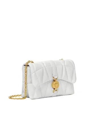 Versace Kleio Quilted Nappa Mini Bag - White