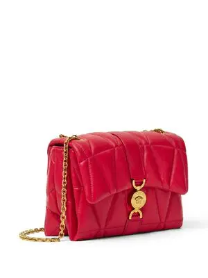 Versace Kleio Quilted Shoulder Bag - Red