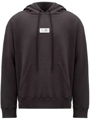 MAISON MARGIELA Numbers-motif Hoodie - Black