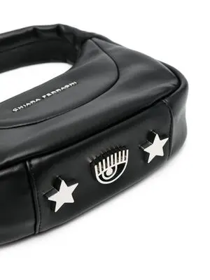 CHIARA FERRAGNI Eye Star Cross Body Bag - Black