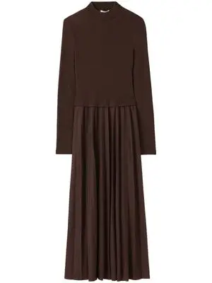 Claudie Pierlot Knitted Maxi Dress In Brown - 50% Off | Editorialist