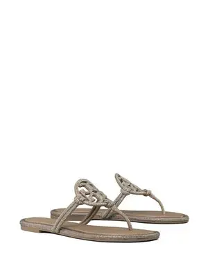 Tory Burch Miller Slides - Neutrals
