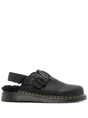 Dr. Martens Jorge Ii Sandals With Contrast Stitching And Buckle Detail