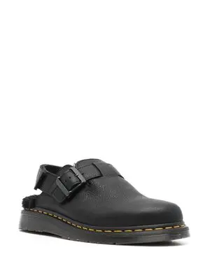 Dr. Martens Jorge Ii Sandals With Contrast Stitching And Buckle Detail