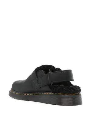 Dr. Martens Jorge Ii Sandals With Contrast Stitching And Buckle Detail