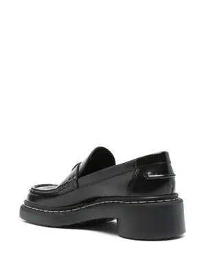 MARINE SERRE Calf Leather Loafers