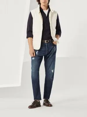 Brunello Cucinelli Ribbed Round-neck T-shirt