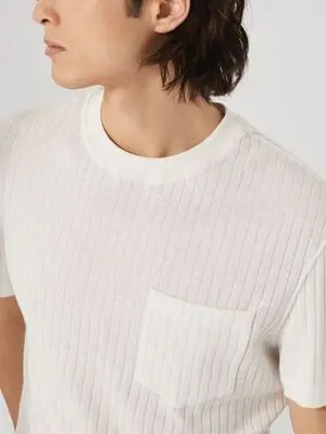 Brunello Cucinelli Ribbed Round-neck T-shirt