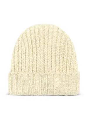 AMI Paris Ribbed Beanie Hat