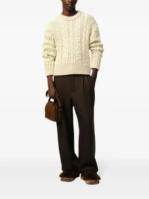 AMI Paris Cable Knit Sweater