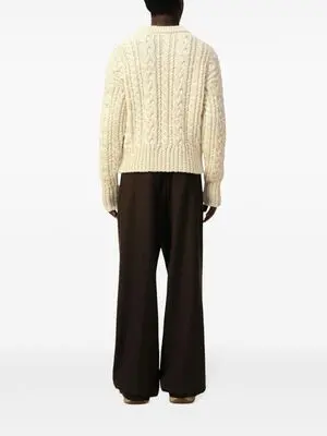 AMI Paris Cable Knit Sweater