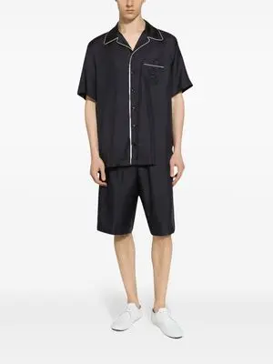 Dolce & Gabbana Silk Track Shorts