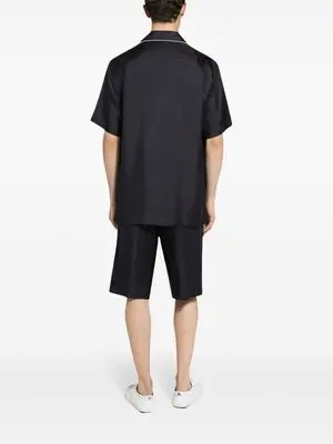 Dolce & Gabbana Silk Track Shorts