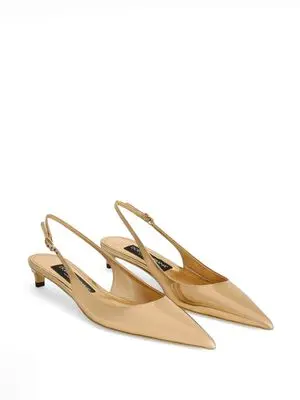 Dolce & Gabbana 30mm Leather Slingback Pumps