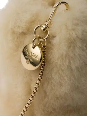 Prada Shearling Mini Bag - Neutrals