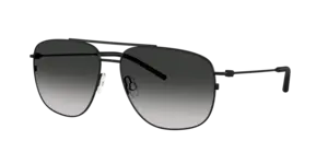 Moncler Aviator Sunglasses - Light Grey Gradient Black