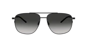 Moncler Aviator Sunglasses - Light Grey Gradient Black