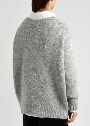 Bernadette Orchidea Embellished Alpaca-blend Jumper