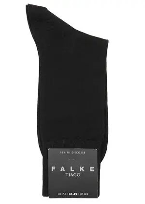 Falke Tiago Cotton-blend Socks - Black
