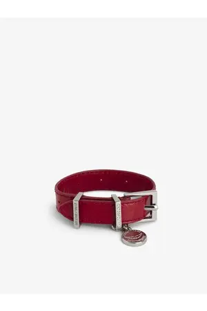 Zadig&Voltaire Leather Bracelet With Medallion Charm - Red