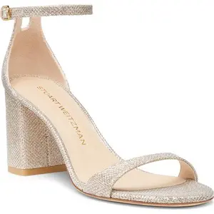 STUART WEITZMAN Nudist Block 75 Sandal - Poudre