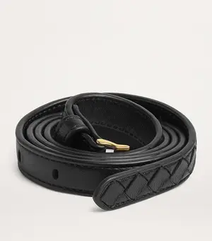 Bottega Veneta Thin Intrecciato Watch Belt