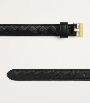 Bottega Veneta Thin Intrecciato Watch Belt