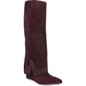 ZIGI Isolde Knee High Boots - Wine Suede