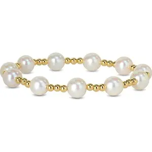 JULIANNA B. Cultured Freshwater Pearl Bracelet - Yellow Gold