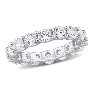 JULIANNA B. Julianna B. Lab-Created Gemstone Eternity Ring Sterling Silver