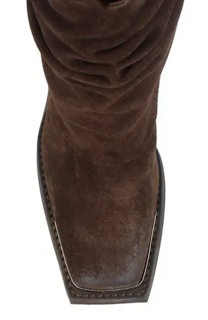 ZIGI Marina Western Boot - Brown Suede