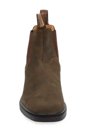 Blundstone Plain Toe Chelsea Boot - Rustic Brown