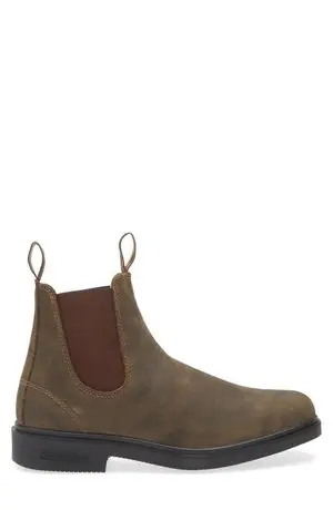 Blundstone Plain Toe Chelsea Boot - Rustic Brown