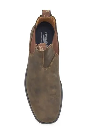 Blundstone Plain Toe Chelsea Boot - Rustic Brown