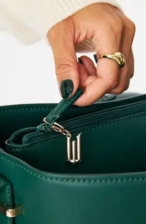 BEIS Faux Leather Weekend Bag