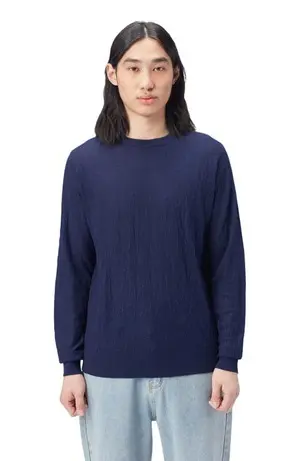 Gobi Cashmere Lightweight Silk Cashmere Textured Sweater