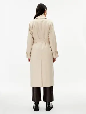 Gobi Cashmere Cashmere Double Breasted Trench Coat