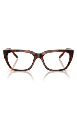 VOGUE 53mm Square Eyeglasses - Dark Havana