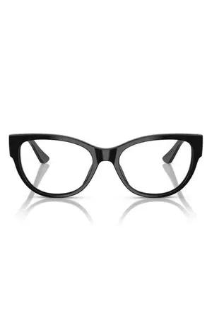 VOGUE VOGUE 53mm Cat Eye Optical Glasses Black