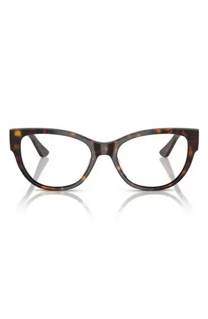 VOGUE 53mm Cat Eye Optical Glasses - Dark Havana