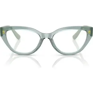 VOGUE 50mm Cat Eye Optical Glasses - Transparent Green