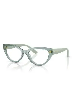 VOGUE 50mm Cat Eye Optical Glasses - Transparent Green