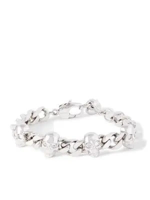 Alexander McQueen Tone Chain Bracelet - Silver