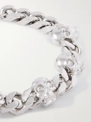 Alexander McQueen Tone Chain Bracelet - Silver