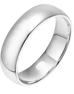 DONATELLO GIAN Name' Sterling Wedding Band - Silver