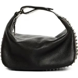 CHRISTIAN LOUBOUTIN Funky Empire Spike Leather Pouch - Black/ Gun Metal